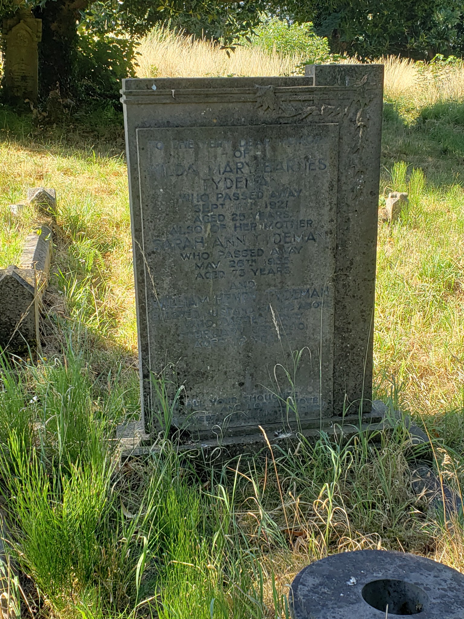 Tydeman Bros and Sons Ltd. – Radnor Street Cemetery