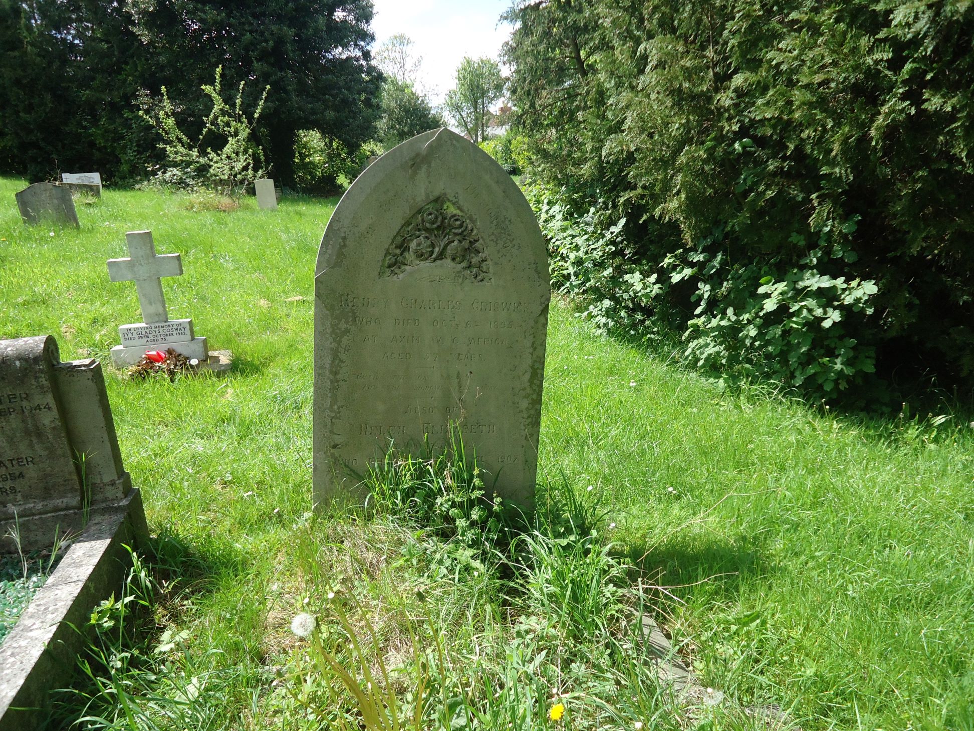 The much travelled Criswick family – Radnor Street Cemetery