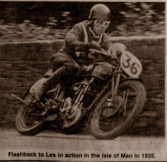 Les Newman – motorcyclist – Radnor Street Cemetery
